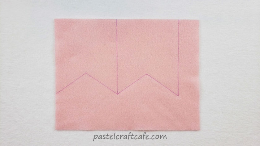 Pastel Rainbow Felt Banner | DIY Tutorial - Pastel Craft Cafe