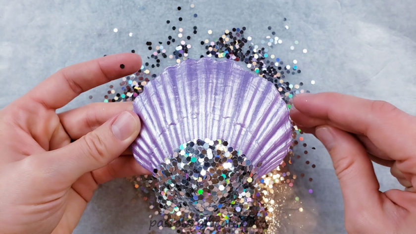Glitter Seashell Ornaments | DIY Tutorial - Pastel Craft Cafe