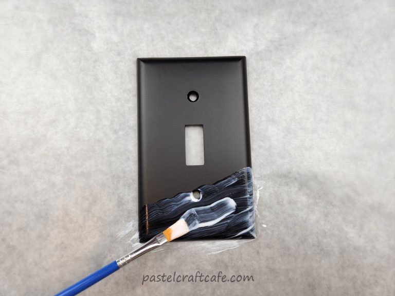 Elegant Glitter Lightswitch Plate - Pastel Craft Cafe