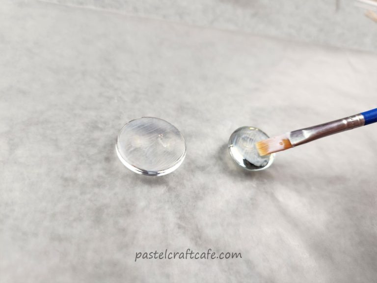 Glittery Glass Magnets - Pastel Craft Cafe